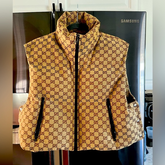 Gucci | Jackets & Coats | Gucci Gg Canvas Padded Vest | Poshmark